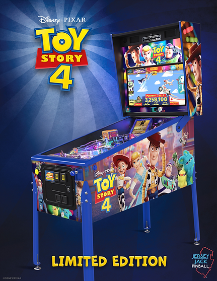 Toy Story 4 Pinball Machine – Limited Edition Model - Arcadia Machines